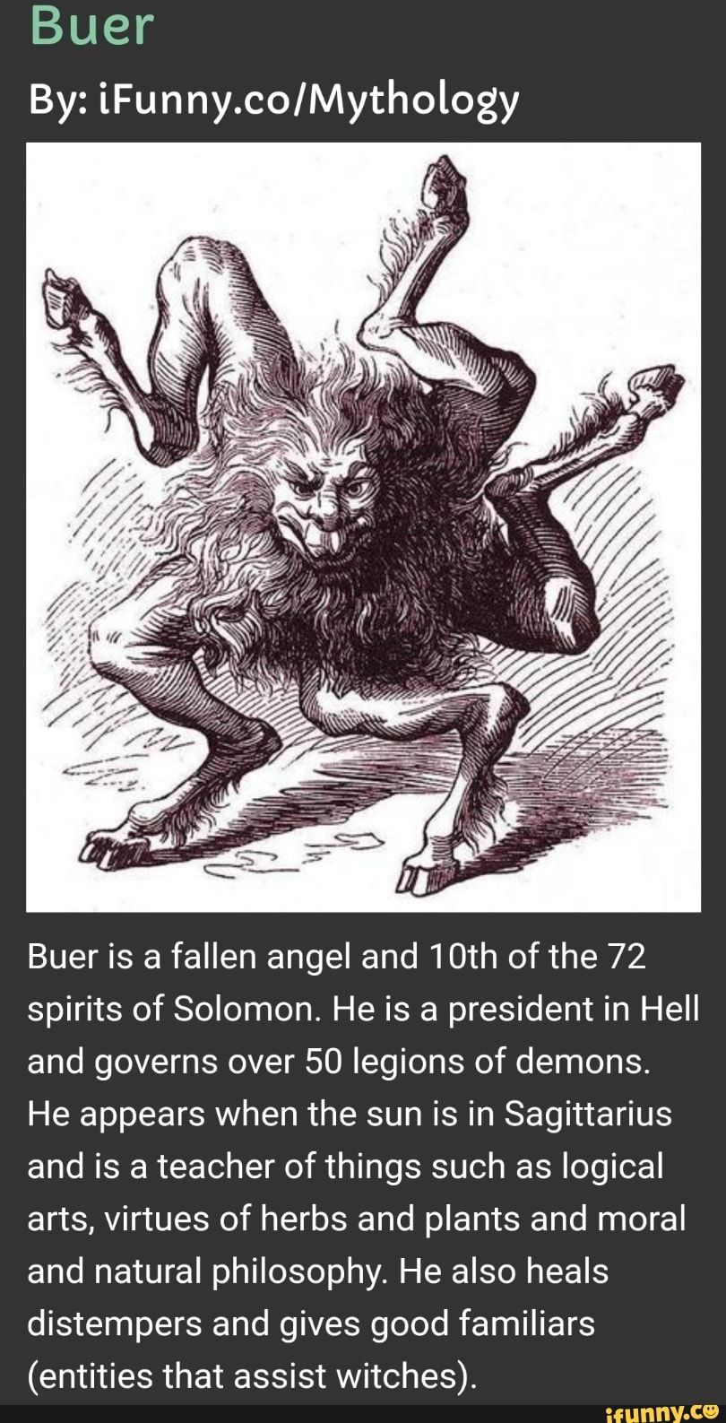 Buer - World Mythos